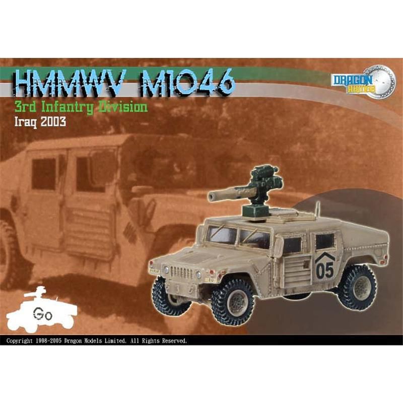 M1046 HMMWV 3rd Infantry Div Iraq 2003, Die-Cast Dragon 760067, M 1:72 ...