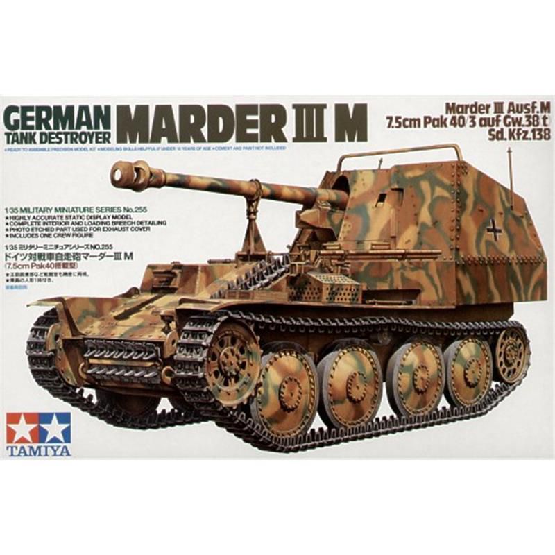 Marder III Ausf. M, Tamiya 35255, M 1:35 - Modellbau Militärgeschichte ...