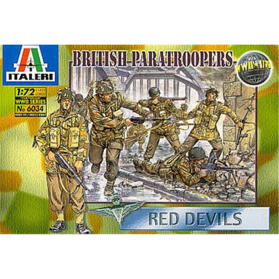 British Paratroopers Red Devils, Italeri 6034, M 1:72 - Modellbau ...