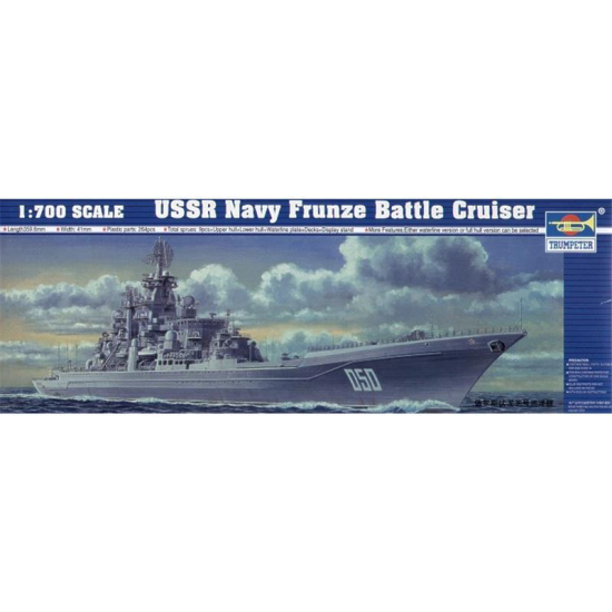 USSR Navy Frunze Battle Cruiser, Trumpeter 05708, M 1:700 - VDMedien24.de