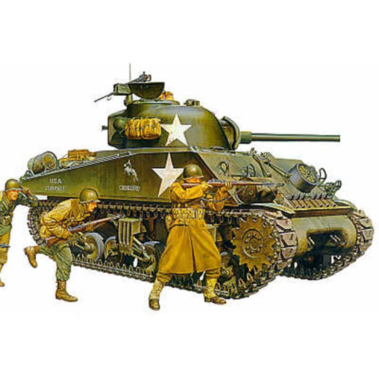 US M4A3 Sherman 75mm Gun, Tamiya 35250, M 1:35 - Modellbau ...