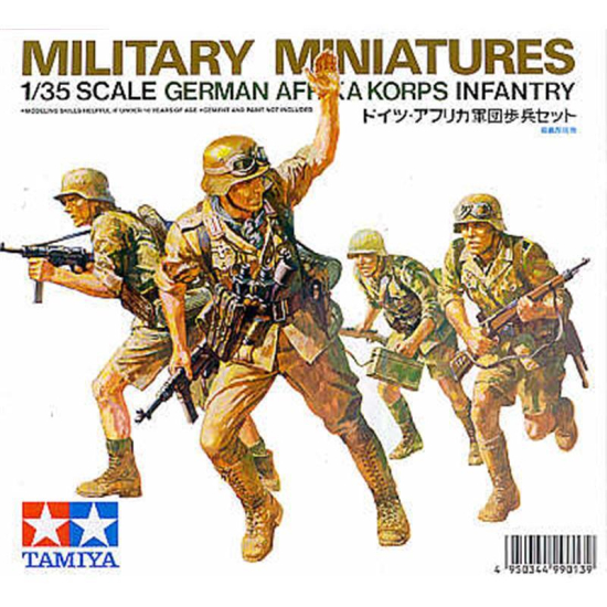 Deutsche Infanterie Afrikakorps, Tamiya 35008, M 1:35 - Modellbau ...