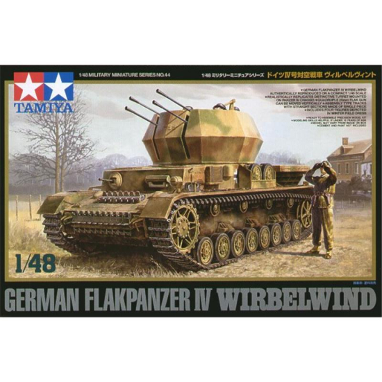 German Flakpanzer IV Wirbelwind, Tamiya 32544, M 1:48 - Modellbau ...