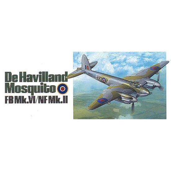De Havilland Mosquito FB Mk.VI/NF MK. II, Tamiya 61062, M 1:48 ...
