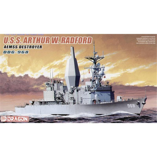 USS Arthur W. Radford, Dragon 7031, M 1:700 - Modellbau ...