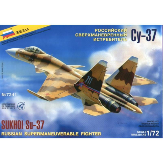 Sukhoi Su-37, Zvezda 7241, M 1:72 - Modellbau Militärgeschichte ...
