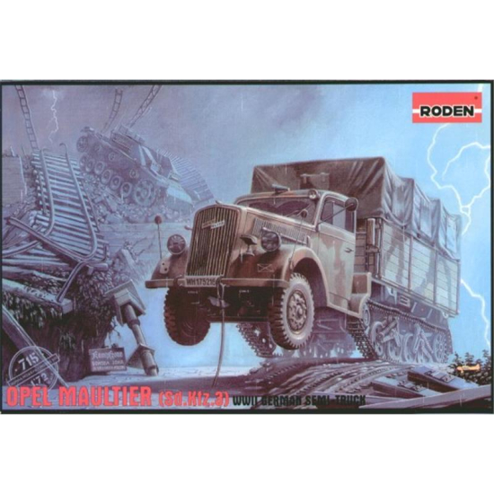 Opel Maultier (Sd.Kfz.3), Roden 715, M 1:72 - Modellbau ...