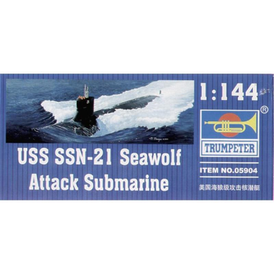 U-Boot USS SSN-21 Seawolf, Trumpeter 05904, M 1:144 - VDMedien24.de