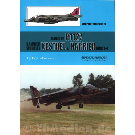 Hawker P.1127 Hawker Siddeley Kestrel & Harrier Mks 1-4, Warpaint Nr ...