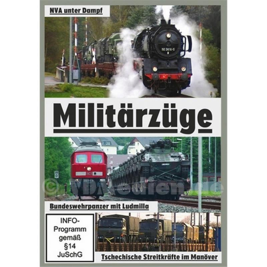 DVD - Militärzüge - NVA unter Dampf - Bundeswehr mit Ludmilla ...