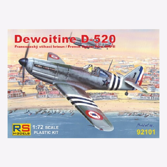 Dewoitine D-520 RS Models, 1:72, (92101) - Modellbau Militärgeschichte ...