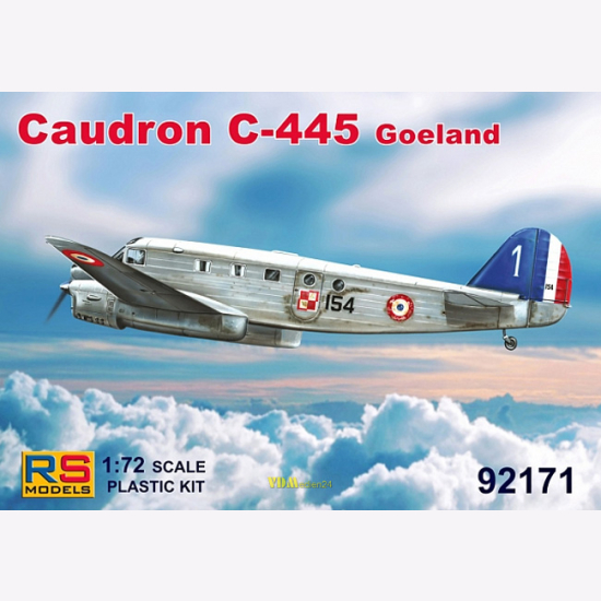 Caudron C-445 Goeland "French Service", RS Models, 1:72, (92171 ...