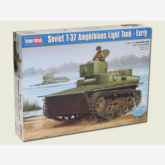 Soviet T-37 Amphibious Light Tank - Early 1:35 Hobby Boss 83818 ...