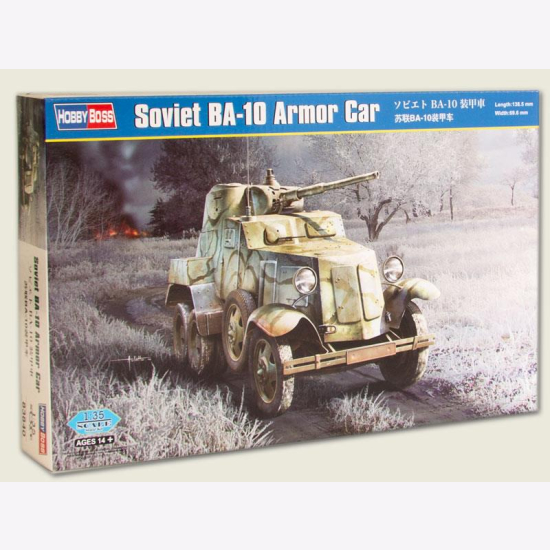Soviet BA-10 Armor Car 1:35 Hobby Boss 83840 - Modellbau ...