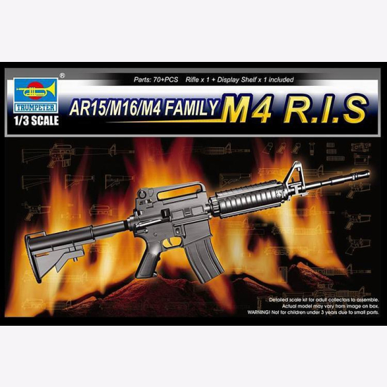 AR15/M16/M4 Family M4 R.I.S 1:3 Trumpeter 01910 - Modellbau ...