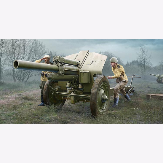 Soviet 122mm Howitzer 1938 M-30 Later Version 1:35 Trumpeter 02344 ...