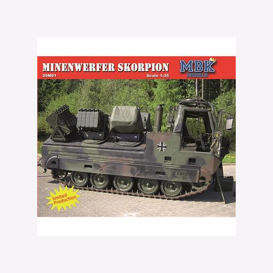 Minenwerfer Skorpion Mine Thrower 35M01 Modellbau Minenverlegepanzer ...