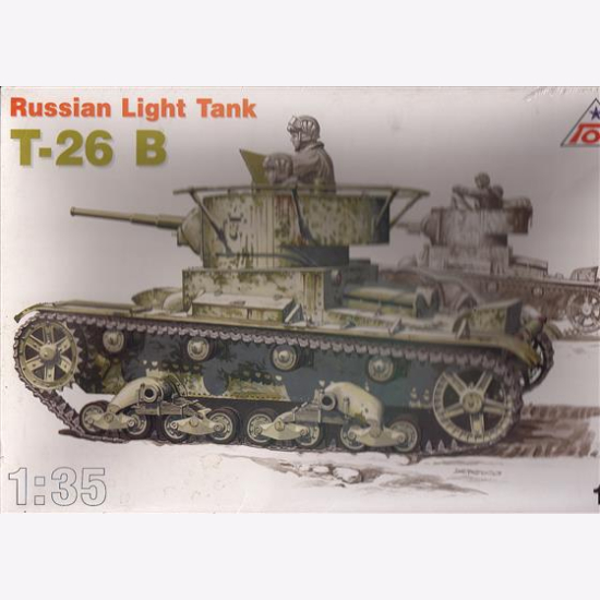 Russian Light Tank T-26 B Maßstab 1:35 Tom10 Sowjetischer leichter ...