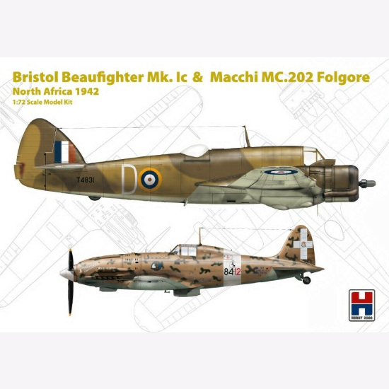 Hobby2000 1:72 Bristol Beaufighter Mk. Macchi MC. 202 Folgore 72005 ...