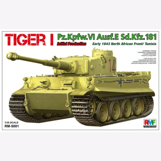 Tiger I Initial Production Early 1943 Rye Field Model RM-5001 1:35 ...