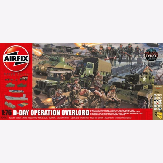 D-Day Operation Overlord Battlefield Diorama Base Airfix A50162 1:76 ...