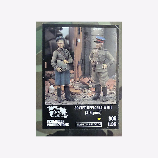 Sovjet Officers WWII Verlinden 245 1:35 - Modellbau Militärgeschichte ...