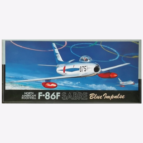 North American F-86F Sabre Blue Impulse Fujimi F-21 1:72 - Modellbau ...