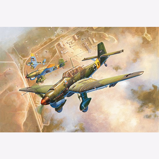Junkers Ju-87B-2 Stuka Trumpeter 02421 1:24 - VDMedien24.de