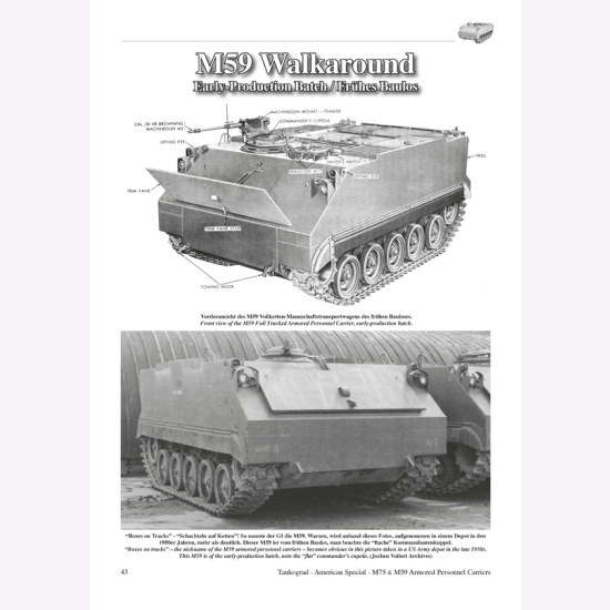 Vollert M75 & M59 Boxes on Tracks Frühe amerikanische ...