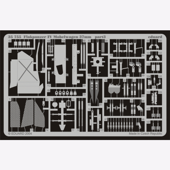 Flakpanzer IV Möbelwagen 37mm for Tamiya 35237 kit Eduard 35755 ...