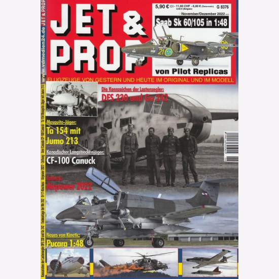 JET & PROP 6/22 Flugzeuge von gestern & heute im Original & im Modell ...