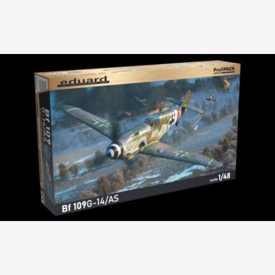 Eduard 82162 Bf 109G-14/AS 1:48 Scale Plastic Model Kit ProfiPack ...