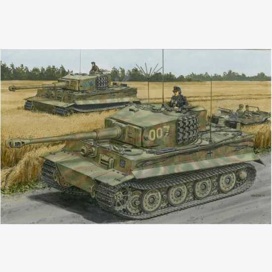 Dragon Pz.Kpfw. VI AUSF.E Sd.Kfz.181 Wittmann's Last Tiger Tank Panzer ...