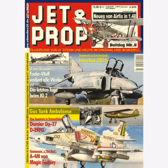 Jet & Prop 3/25 Flugzeuge von gestern und heute im Original und im ...